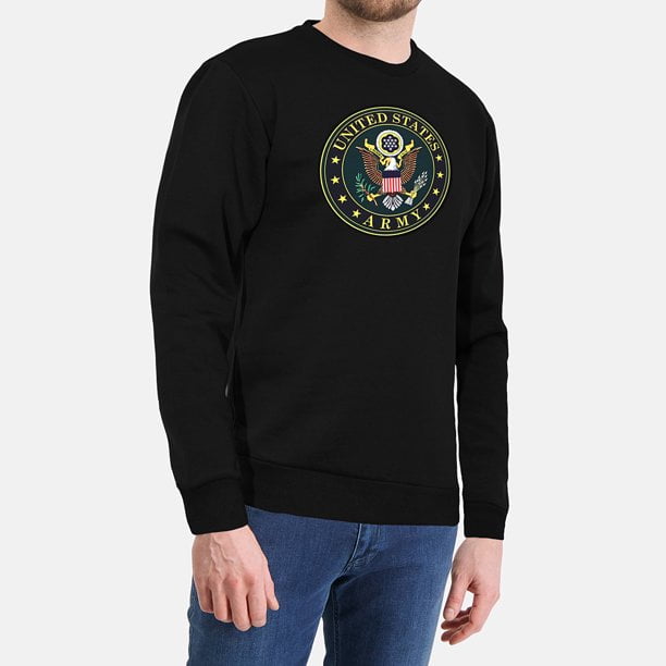 US Army Crewneck Sweatshirt Unisex Eversoft Fleece Pullover Midweight ...