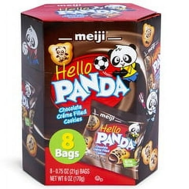 Meiji Hello Panda Chocolate Creme Filled Cookies 32 Bags - Walmart.com