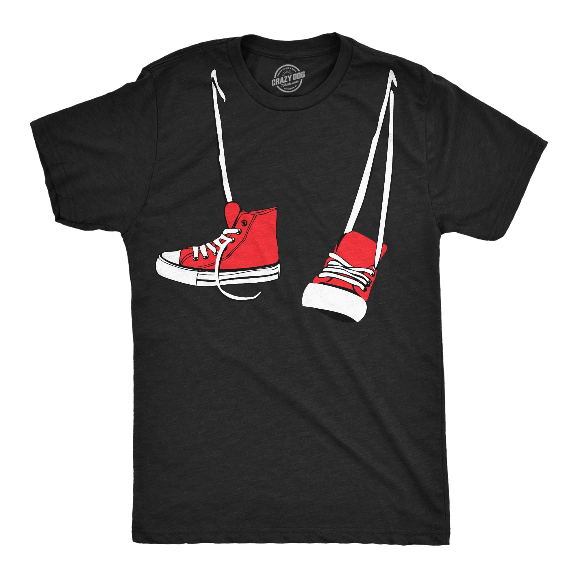 Click here for Crazy Dog T-Shirts Shoes Around Neck T Shirt Funny... prices