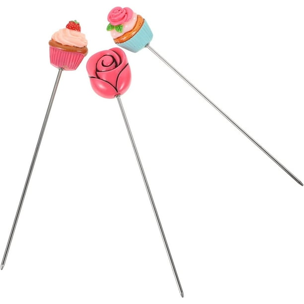 Metal Baking Pick Sticks 3pcs Cake Tester Reusable Cake Testing Needles ...