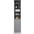 GLACER 72” Tall Storage Cabinet, Bathroom Floor Cabinet with Adjustable ...