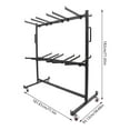 Folding Table and Chair Cart, Folding Chair Rack, Chair Rack with 4 ...