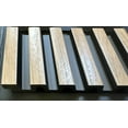 MG-1011 Medium Slats Maple Polystyrene Wood Slat Walls (73.5 Sq.ft ...