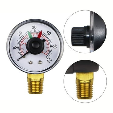 ACA Replacement 11224 Pressure Gauge for 14 & 16 Inch Sand Filter Pump ...