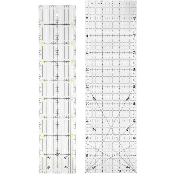 Plastic Drafting Ruler, Quilting Ruler, for Drawing Measurement Seam ...