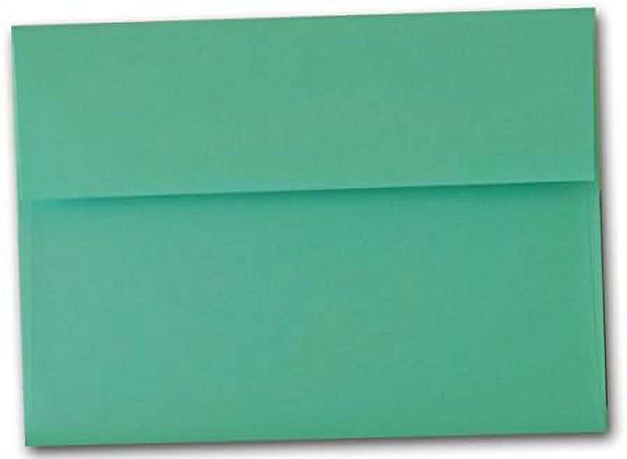 Basic Colorful A-7 Square Flap 5" X 7" Envelopes - 25 Pack (Aqua ...