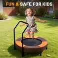 Ambifirner 36 Inch Foldable Mini Trampoline, Indoor and Outdoor ...