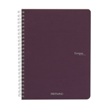 Fabriano EcoQua Original Spiral-Bound Notebook, 8.3" x 11.7", A4, Graph ...
