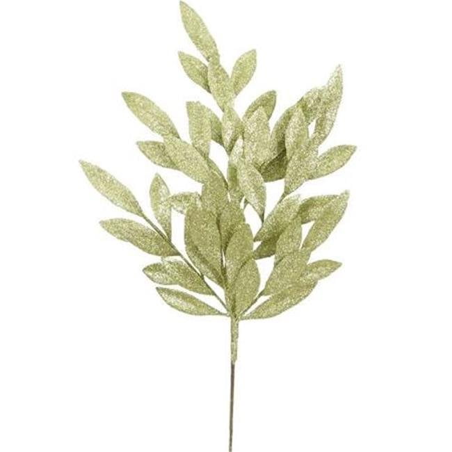 Lime Sumac Glitter Leaf Spray - 22 in. - 6 per Bag - Walmart.com