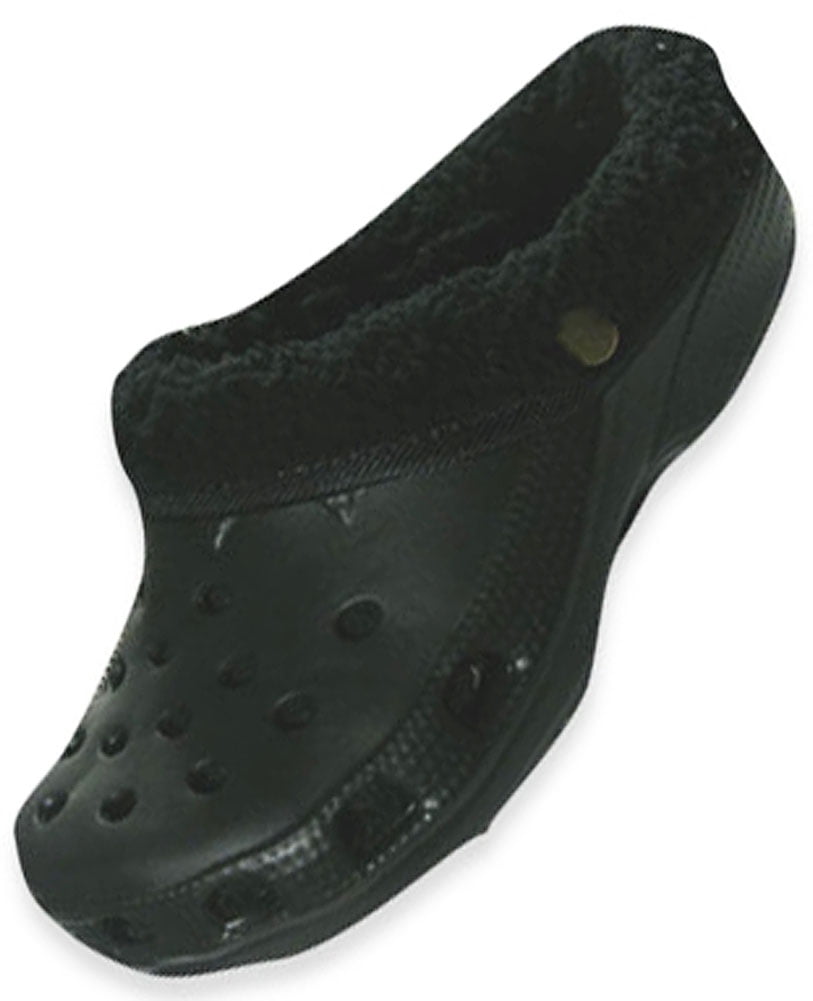 Veggies Little Boys Girls Unisex Child Fur Lined Clogs Mules Slippers ...