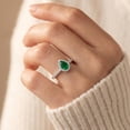 2wist Designs 925 Sterling Silver Halo Emerald Pear Shape Prong Setting ...