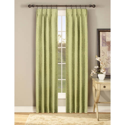 Gabrielle Pinch Pleated Energy Efficient Curtain Panel Pair - Walmart.com