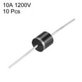 10A10 Rectifier Diode 10A 1200V shaft Silastic Guard Diodes 10 Pack ...