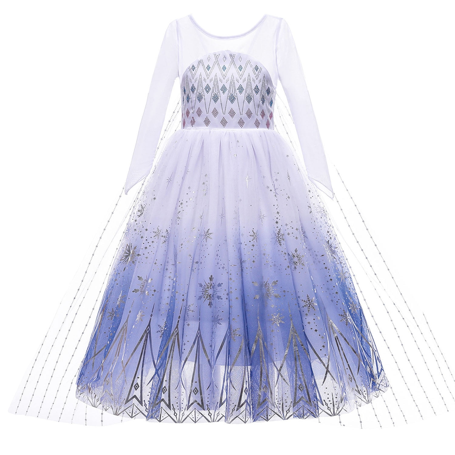 Girls Snow Princess Dresses Costume for Birthday Party Halloween ...