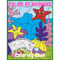 Color by number coloring book: 50 Unique Color By Number Design for ...