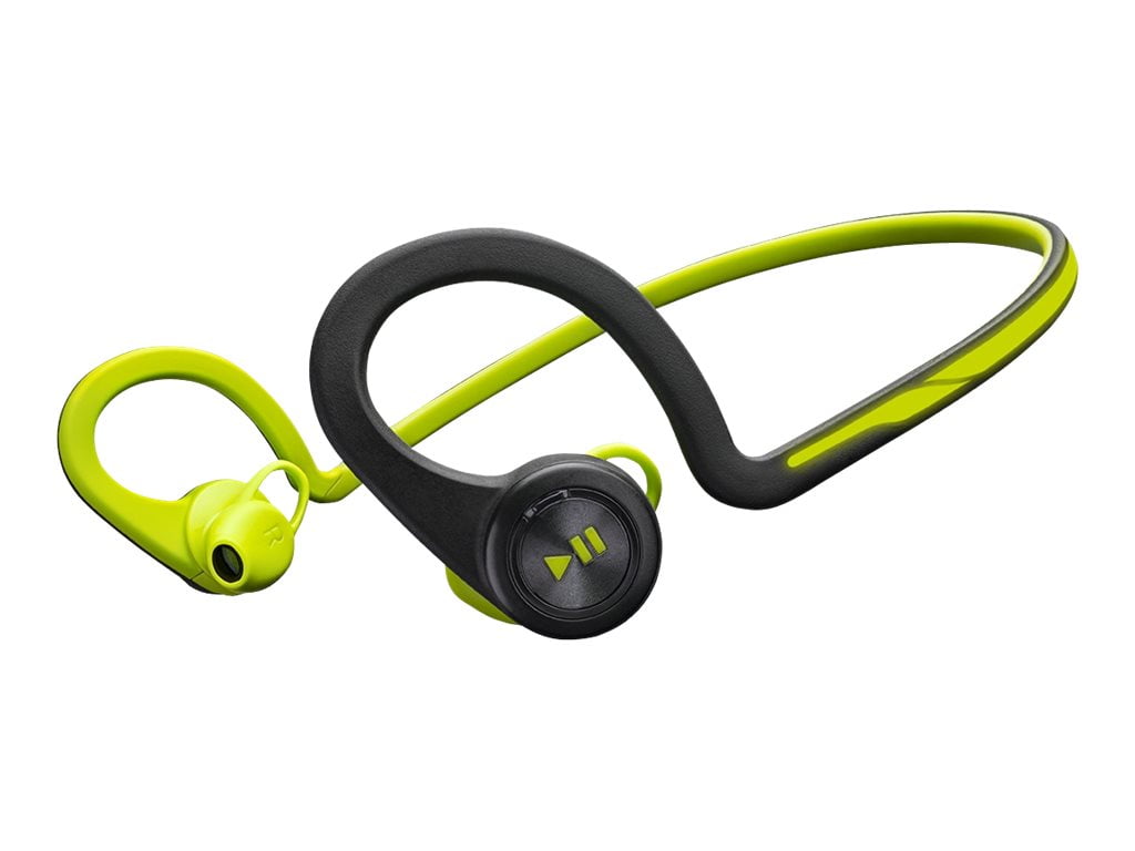 Poly - Plantronics Backbeat FIT - Earphones with mic - ear-bud - behind ...