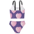 BZSMCE Swimsuit 2-Piece Tank Swimming Wear Quick Dry Bathing Suit-Heart ...