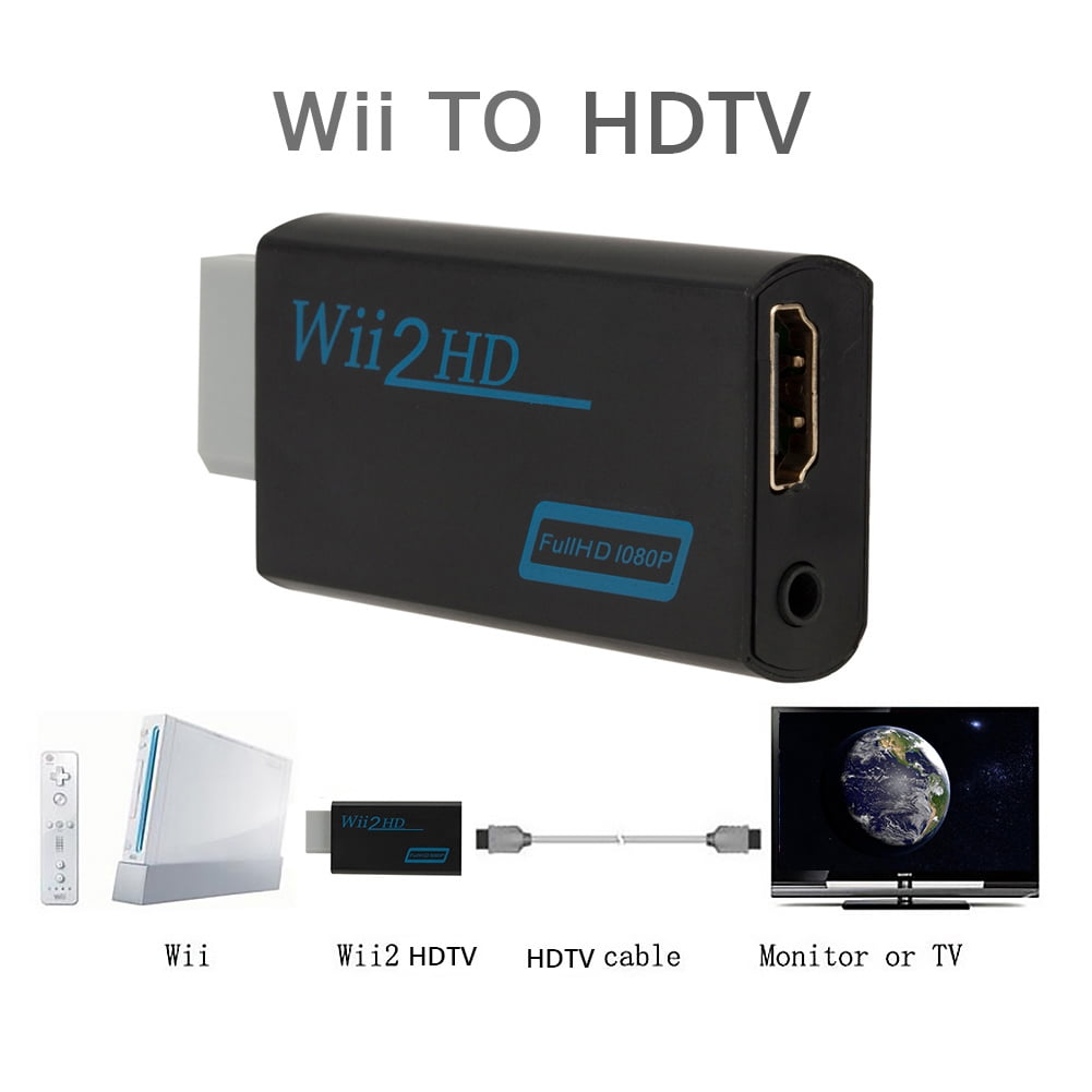 Convertidor Convertidor compatible con WII a HDMI Full HD 1080P ...