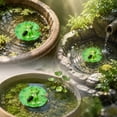 Fuebueo Floating Frog Pool Decor Outdoor, Green Rubber Frog for Pond ...