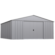 Arrow Classic 14x12 Metal Shed - Durable Steel Building for Backyard ...