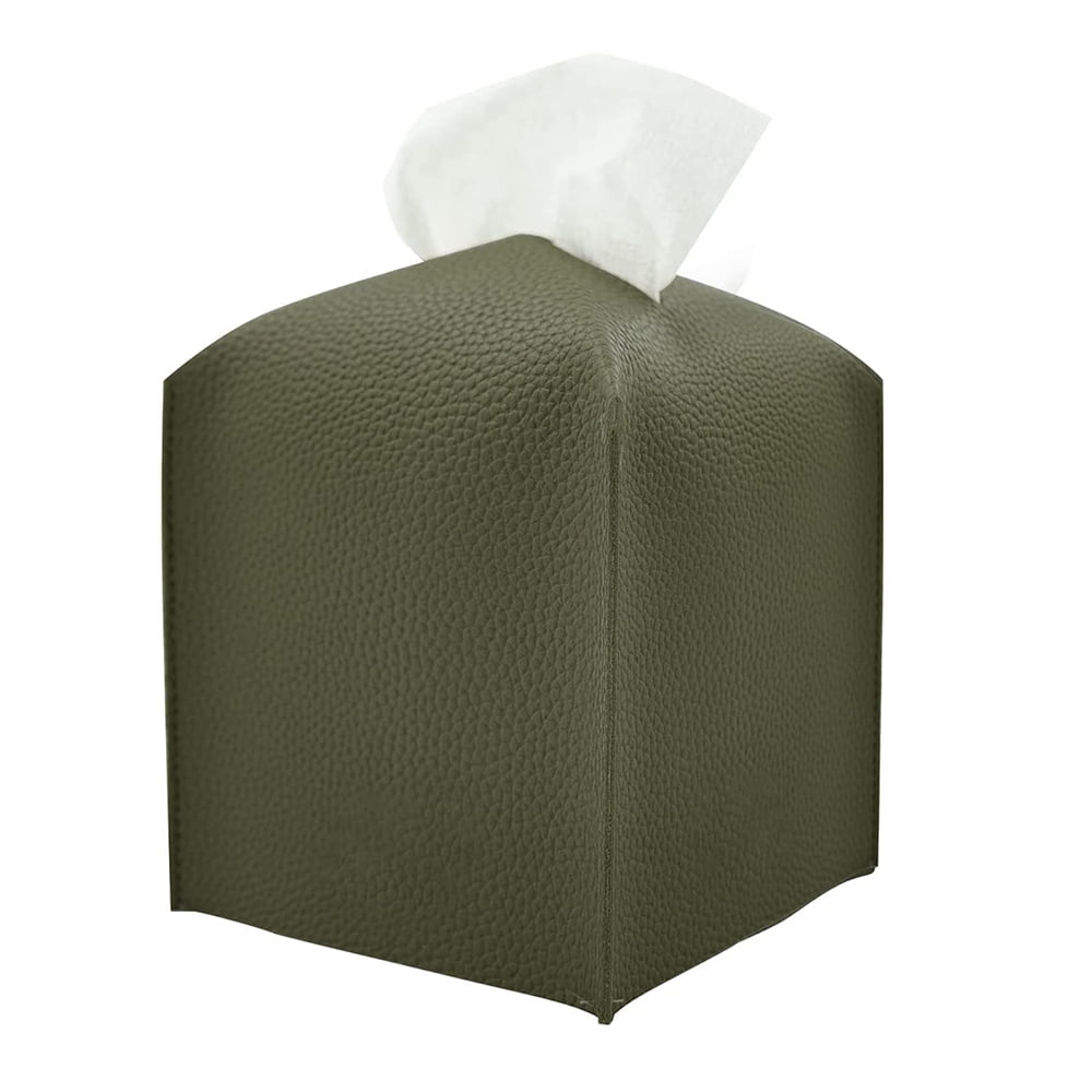Leather tissue storage bag Creative fashion various color tissue box ...