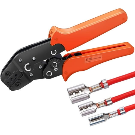 Crimping Pliers 2.8/4.8/6.3mm Spade 26-16AMG Manual Crimping Tools Open ...