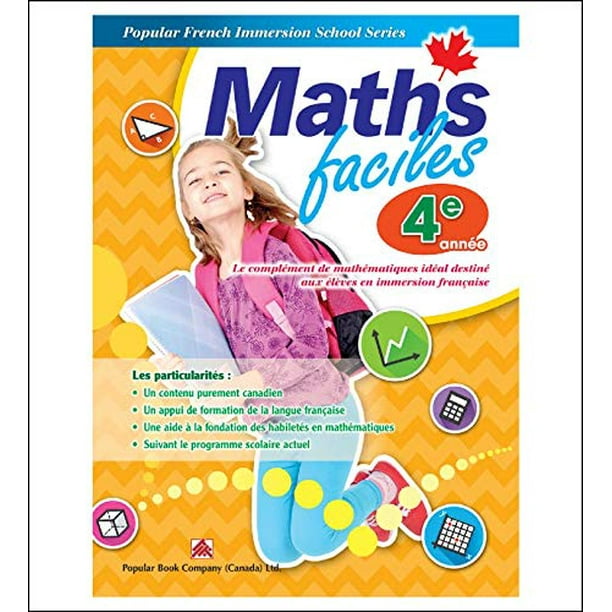 Maths faciles Grade 4: Canadian curriculum math workbook for Grade 4 ...