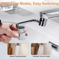 NATEFEMIN EasyInstall Faucet Extension Stainless Steel Integrated ...