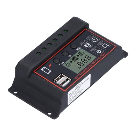 Smart Controller, Adjustable 12V 24V Adaptive LCD Display 30A ...