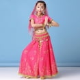 Byoo Toddler Girls Arabian Princess Dance Outfit Set Bollywood Outfit ...