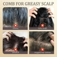 Scalp Sweep Detoxing Comb, 2025 New Hollow Tooth Hair Comb Comfortable ...