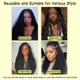 Deep Wave Crochet Hair for Black Women 14 Inch Pre-Separated Synthetic ...