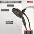 In2ition 5-Spray Patterns 2.5 GPM 6.88 in. Wall Mount Dual Shower Heads ...