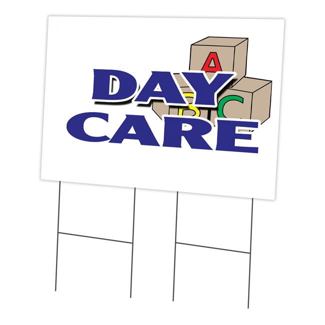 SignMission C-2436 Day Care 24 x 36 in. Day Care Yard Sign & Stake ...