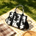 AOMRCOL Cow Print Tote Bag for Women Western Purse Boho Top Handle ...