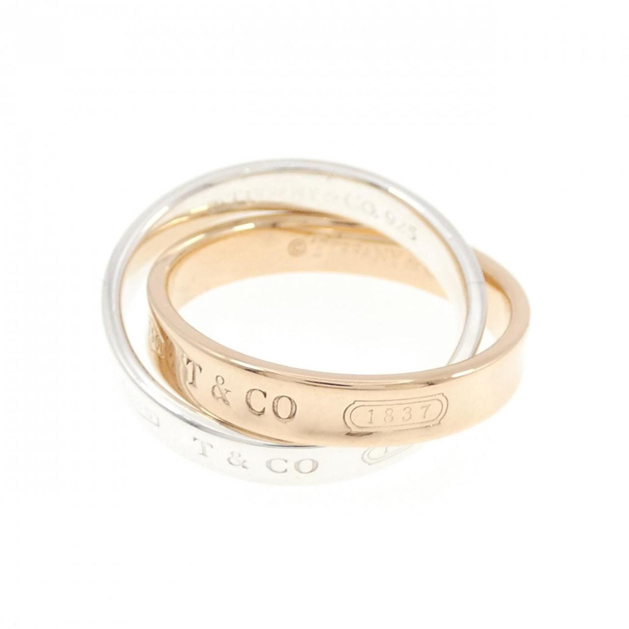 Pre-Owned Tiffany & Co. 1837 Interlocking Circle Ring - Walmart.com