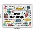 AVOI Inspirational Daily Reminders Poster Canvas Wall Art for Office ...