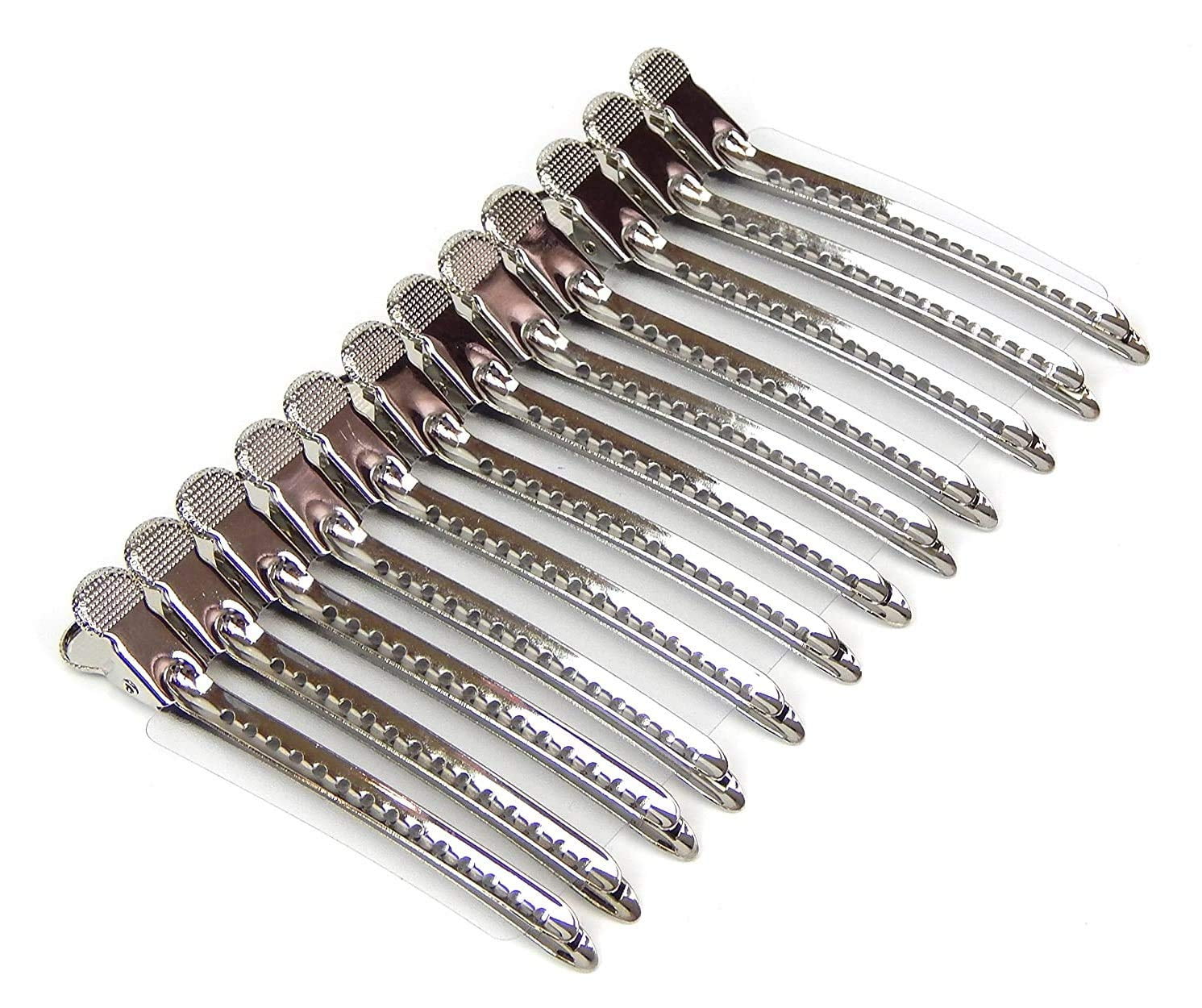 Metal Duck Bill Professional Sectioning Clips Barber Hair Cutting Clips ...