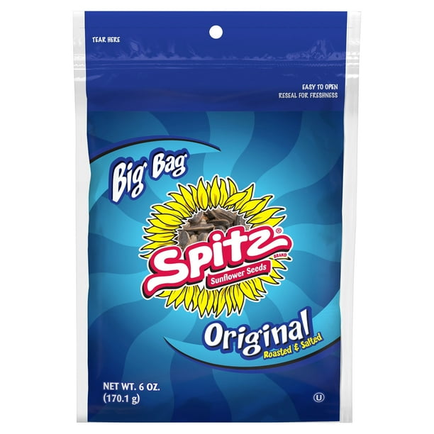 Spitz Sunflower Seeds Original Roasted And Salted 6 Oz - Walmart.com
