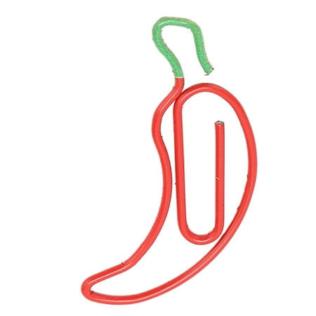 Paper Clips, Portable Pepper Shape Metal Material Mini Paper Clips Rust ...
