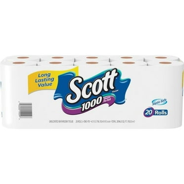 Windsoft Toilet Paper, Septic Safe, 2-Ply, White, 4 x 3.75, 400 Sheets ...
