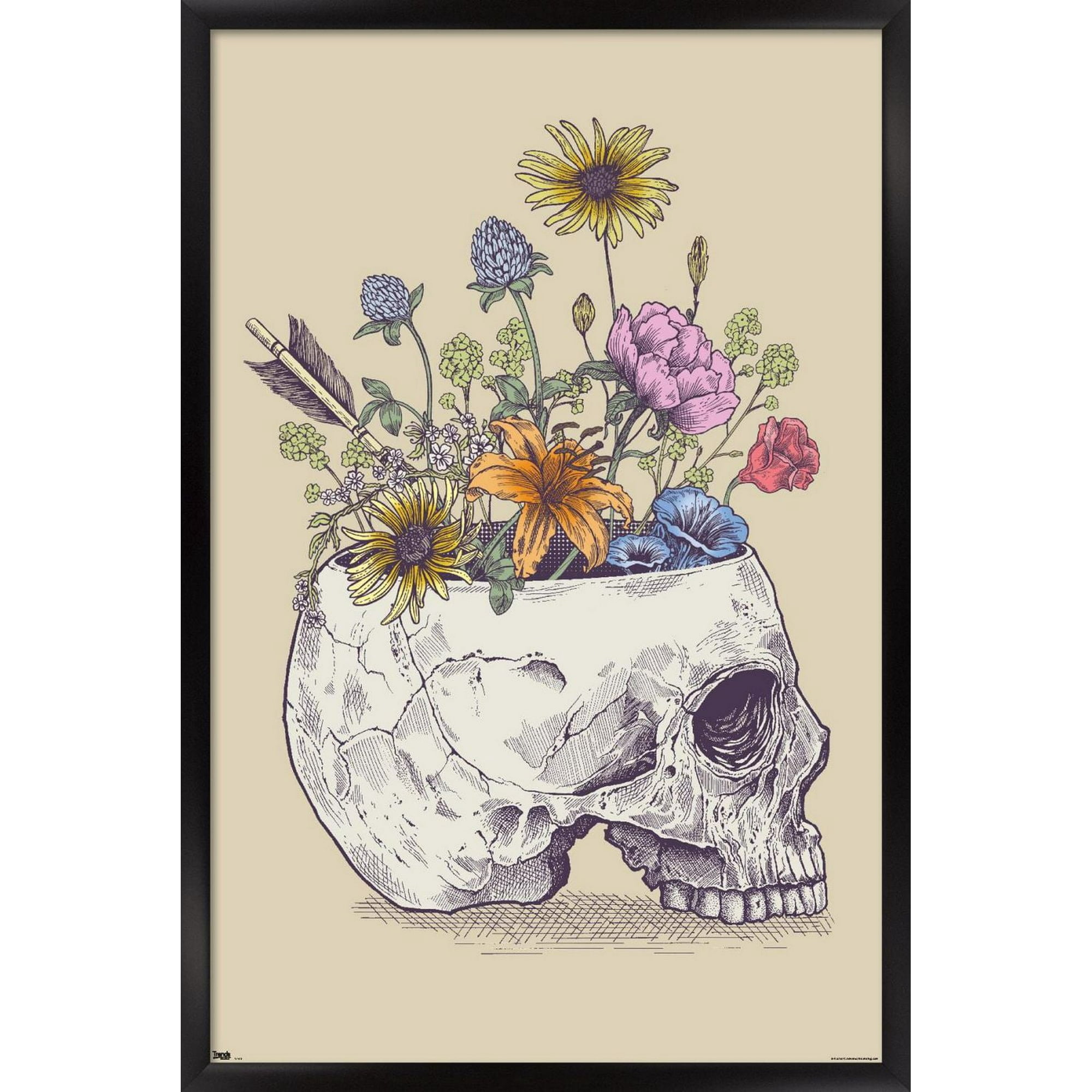 Click here for Trends International Rachel Caldwell - Flower Skul... prices