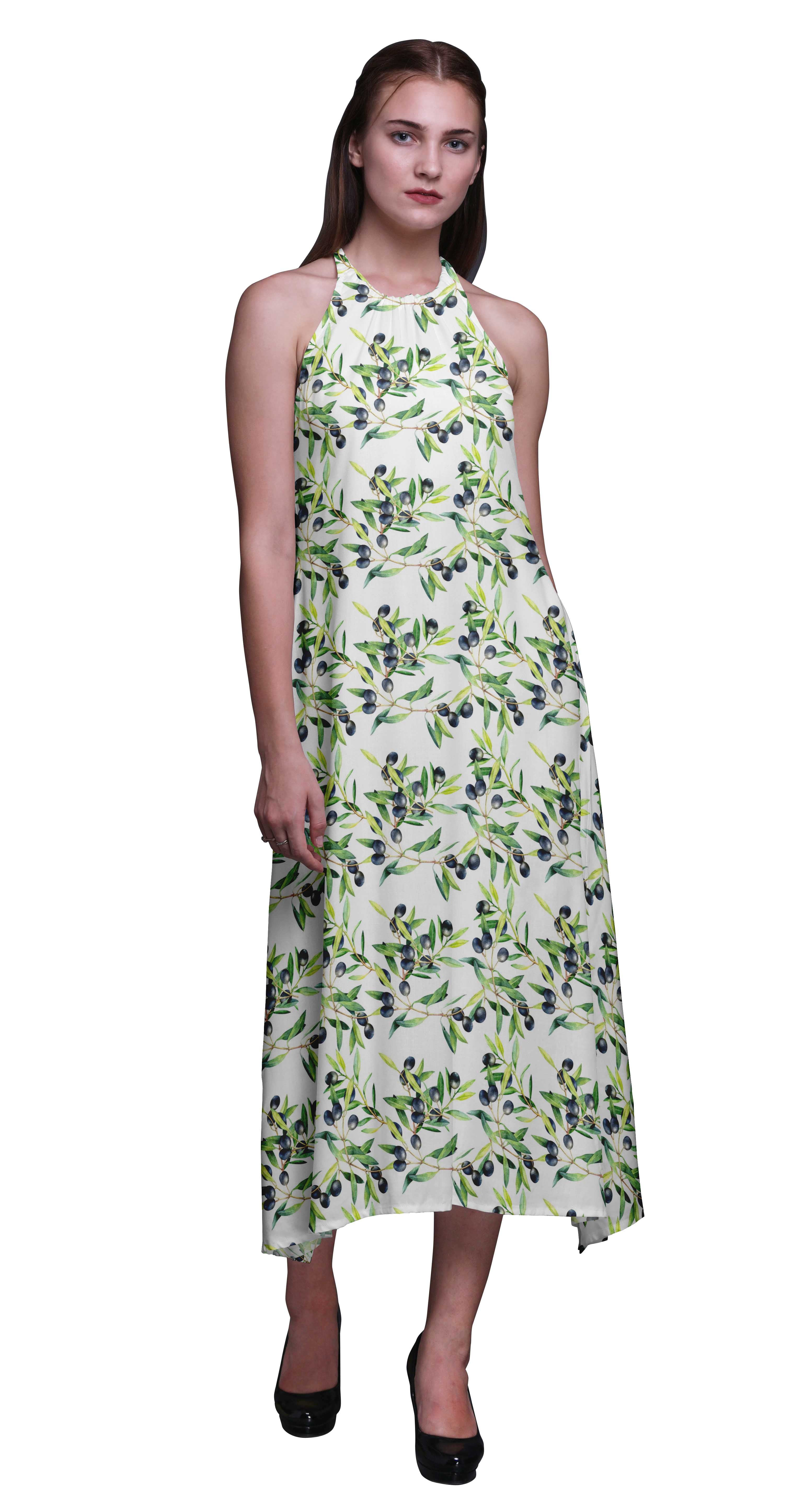 Bimba Fruits Summer Holiday Party Halter Neck Beachwear Women BacklessÂ ...