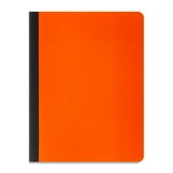 Pen+Gear Composition Book, Wide Ruled, 7.5"x 9.75", Poly Cover, Orange ...