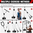 Pulley System, Weight Pulley System for Gym, Machine Attachment with 2 ...