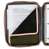 Five Star Zipper Binder, 1 inch 3-Ring Binder, Carry-All with Internal ...