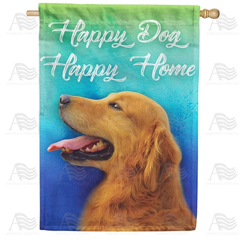 America Forever Spring Dog House Flag 28 x 40 inches Double Sided Cute ...