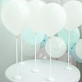 BalsaCircle 5 White 17" Plain Balloons Column Stand Sticks Holders ...