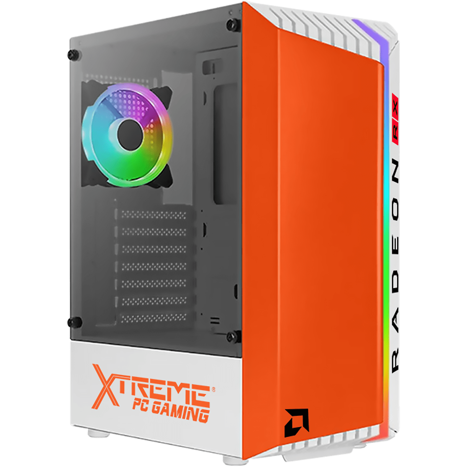 Gabinete Gamer XTREME PC GAMING AMD Radeon Edition Media Torre ATX 500W ...