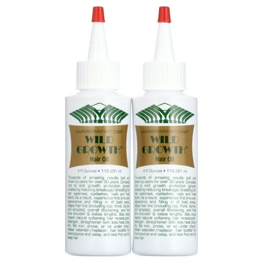 Wild Growth Hair Oil, 4 fl oz, Pack of 2 - Walmart.com
